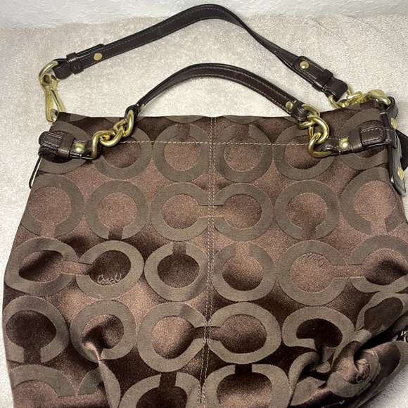 Coach | Bags | Coach Brooke Signature Canvas Leather Handbag Purse ...